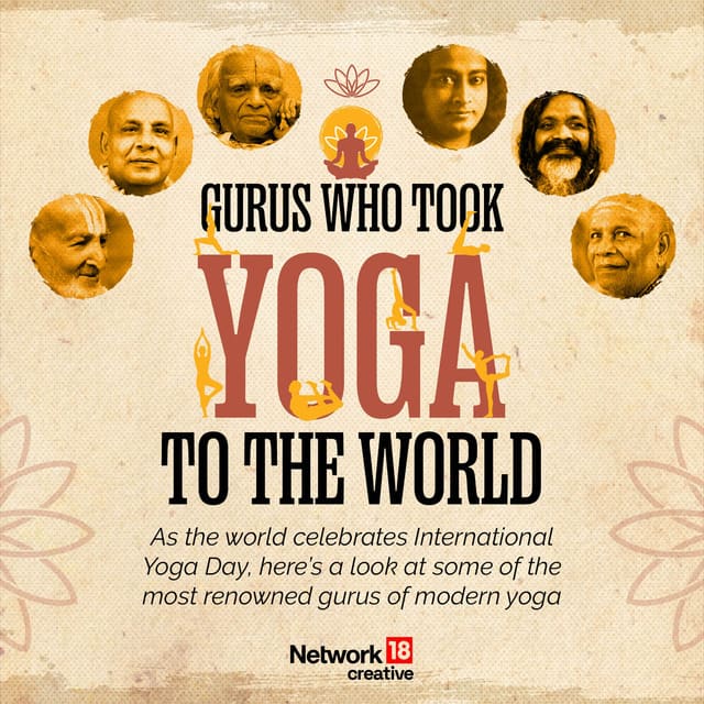 In Graphics: Gurus who spread yoga to the world – Firstpost