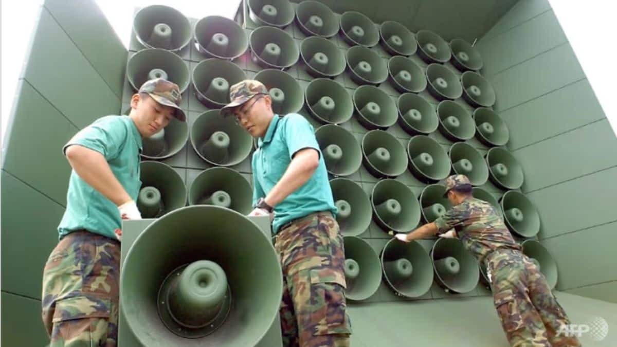 How a 'loudspeaker battle' is flaring up between North and South Korea ...