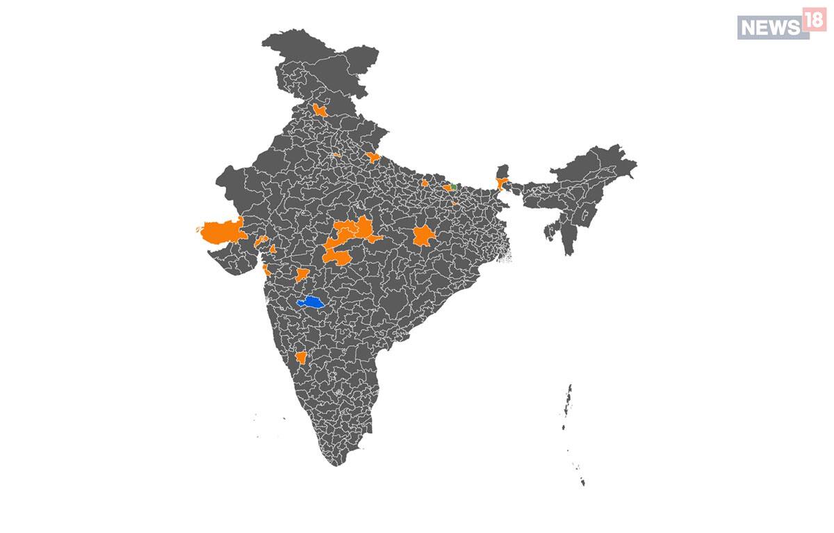 India 2014 Election Map