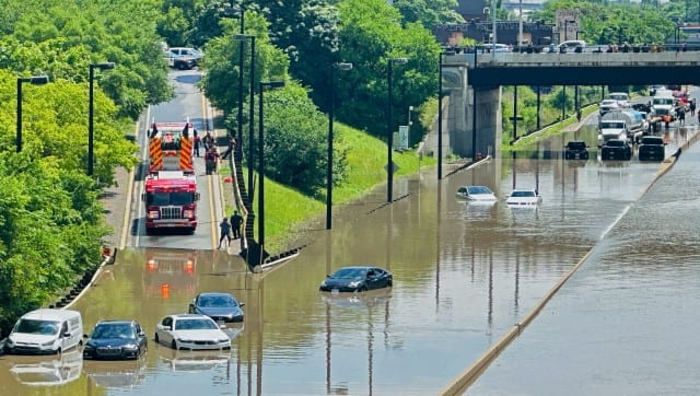 Roads under water, a flooded mansion and more: Shocking scenes from ...