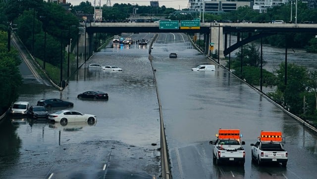 Roads under water, a flooded mansion and more: Shocking scenes from ...