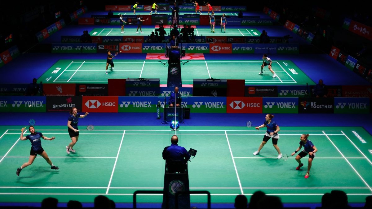 Olympic badminton court store