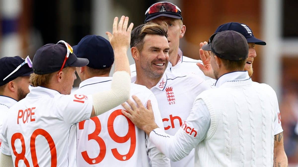 James Anderson becomes first fast bowler to bowl 40,000 deliveries in ...