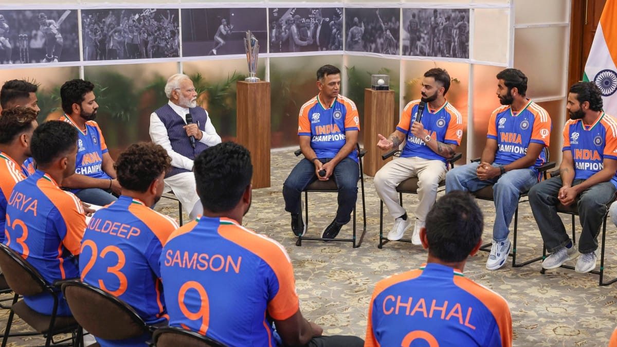 Watch: PM Narendra Modi's full interaction with T20 World Cup champions ...