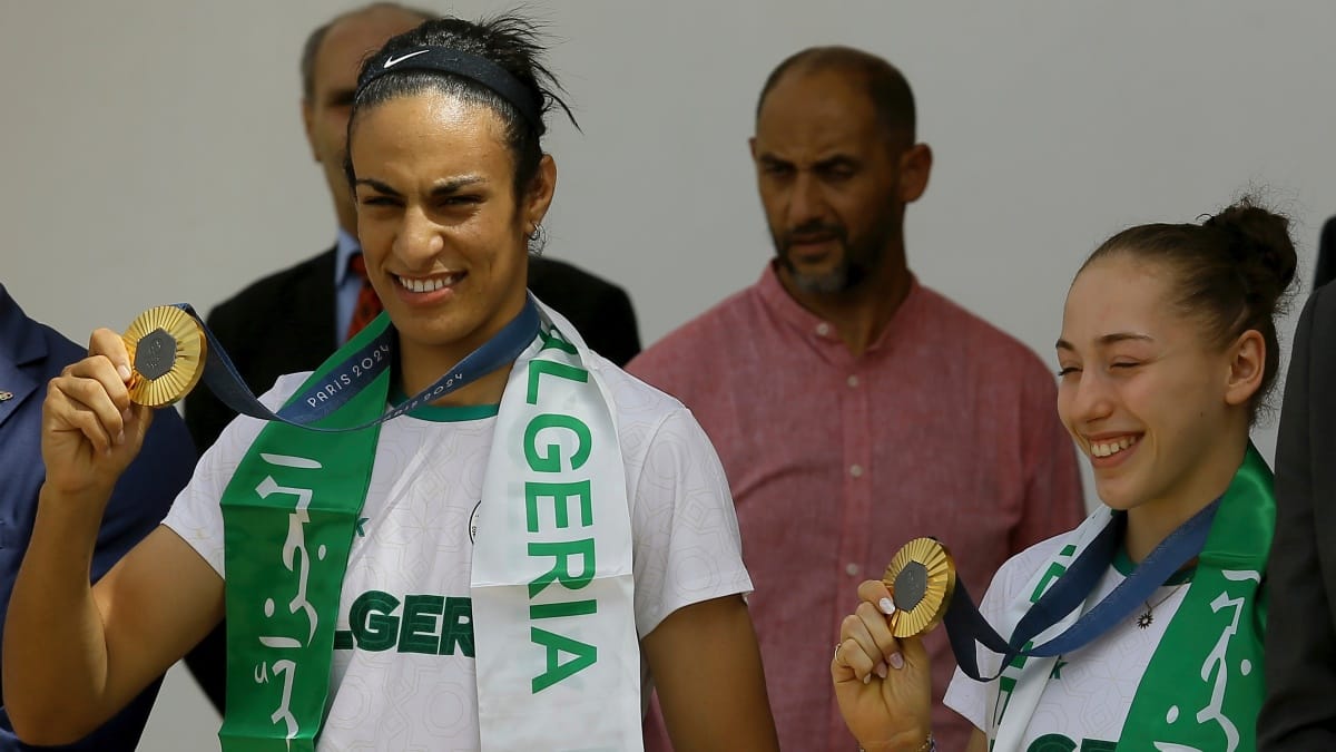 Imane Khelif gets huge reception on arrival in Algiers – Firstpost