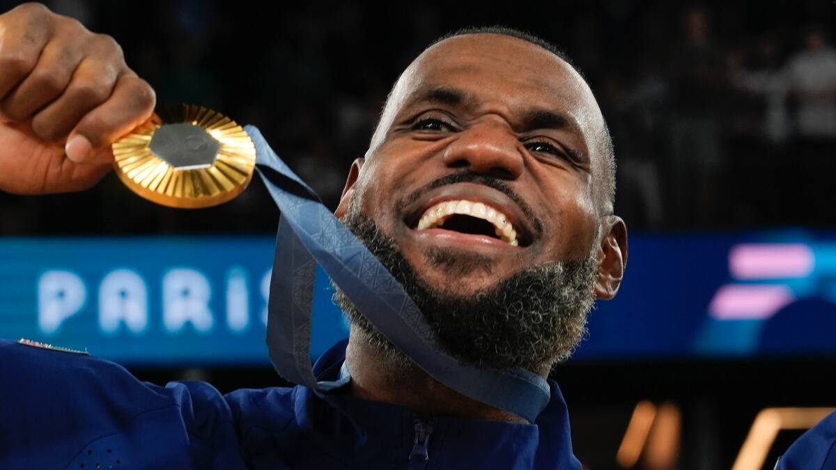 Lebron James after USA win gold at Paris 2024: 'I don't see myself ...