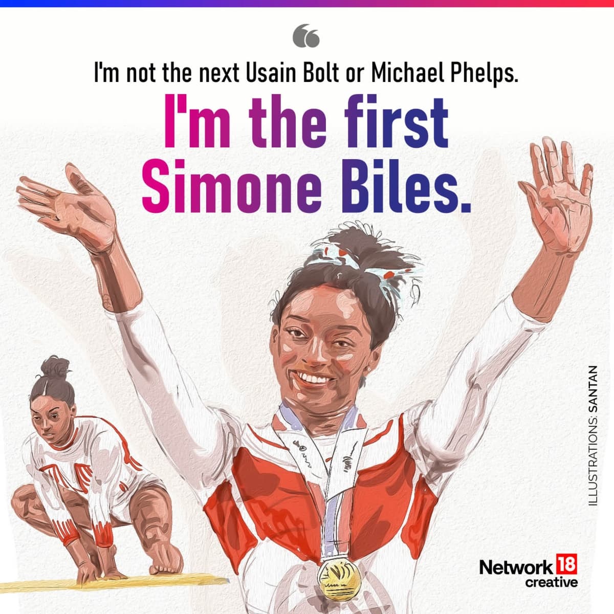 In Graphics | Simone Biles' remarkable journey as she wins two gold ...