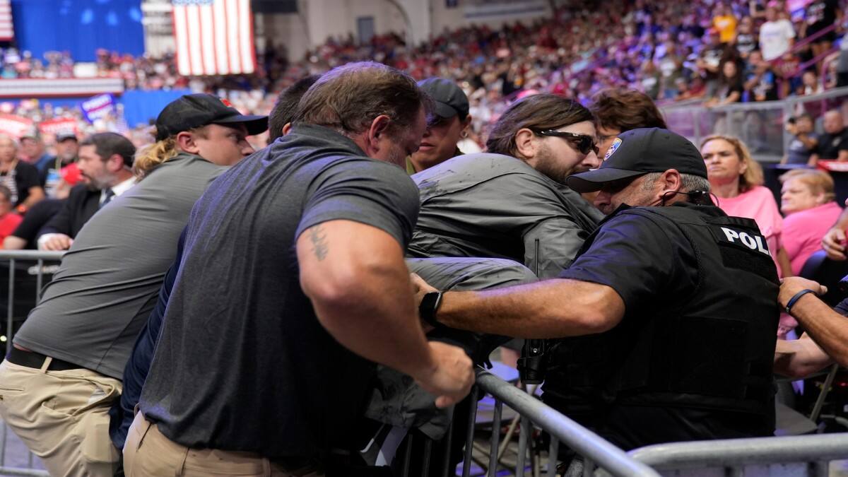 Man faces misdemeanour charges for Trump rally interruption – Firstpost
