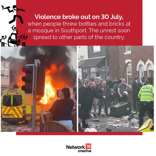 In Graphics | What sparked the far-right UK riots? – Firstpost