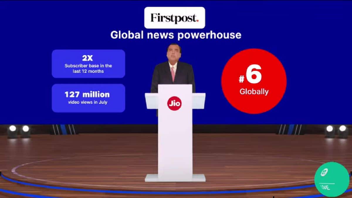 Firstpost becoming global news powerhouse, says Reliance Chairman ...
