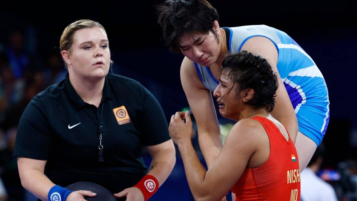 Who is Nisha Dahiya, the Indian wrestler who was left in tears after ...