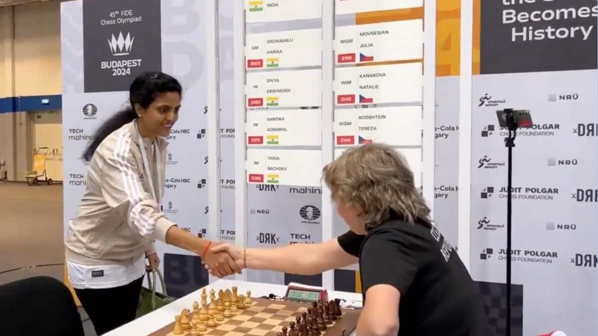 Watch: Czech Republic show sportsmanship at Chess Olympiad towards ...