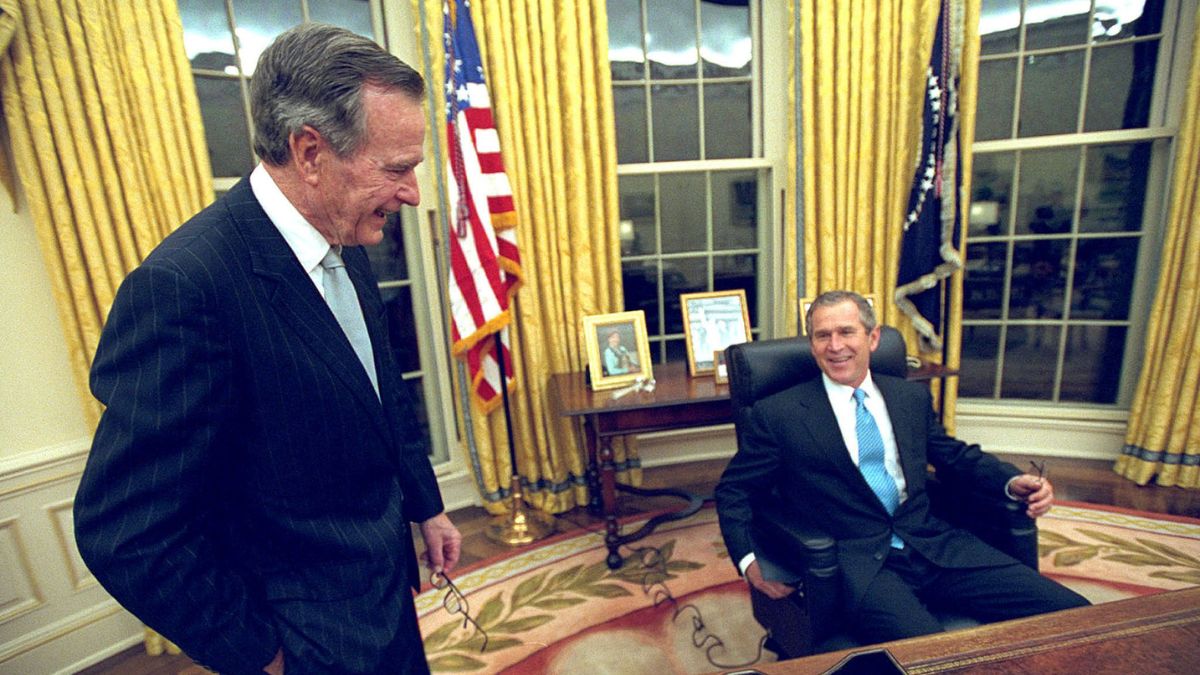 Presidents of the United States: George HW Bush, the seasoned statesman ...