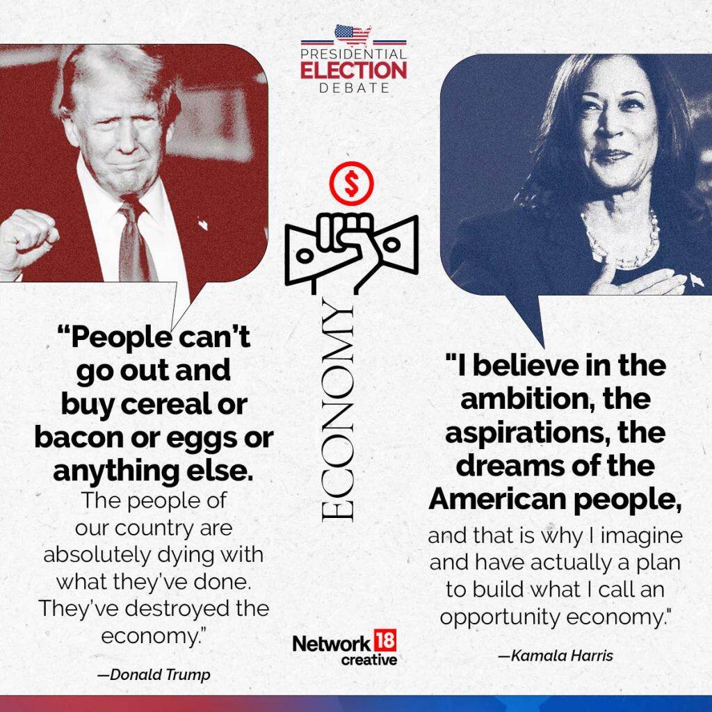 In Graphics | The big quotes from the Harris-Trump presidential debate ...