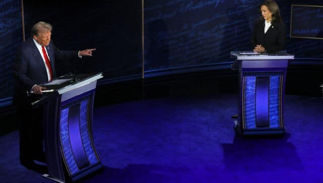 Were Kamala Harris’ earrings during debate with Trump secret earphones ...