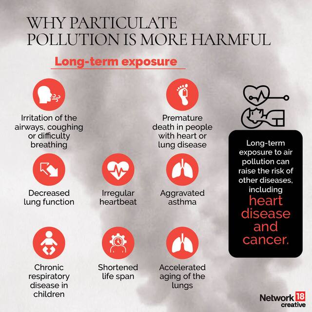 In Graphics | What breathing polluted air does to your body? – Firstpost
