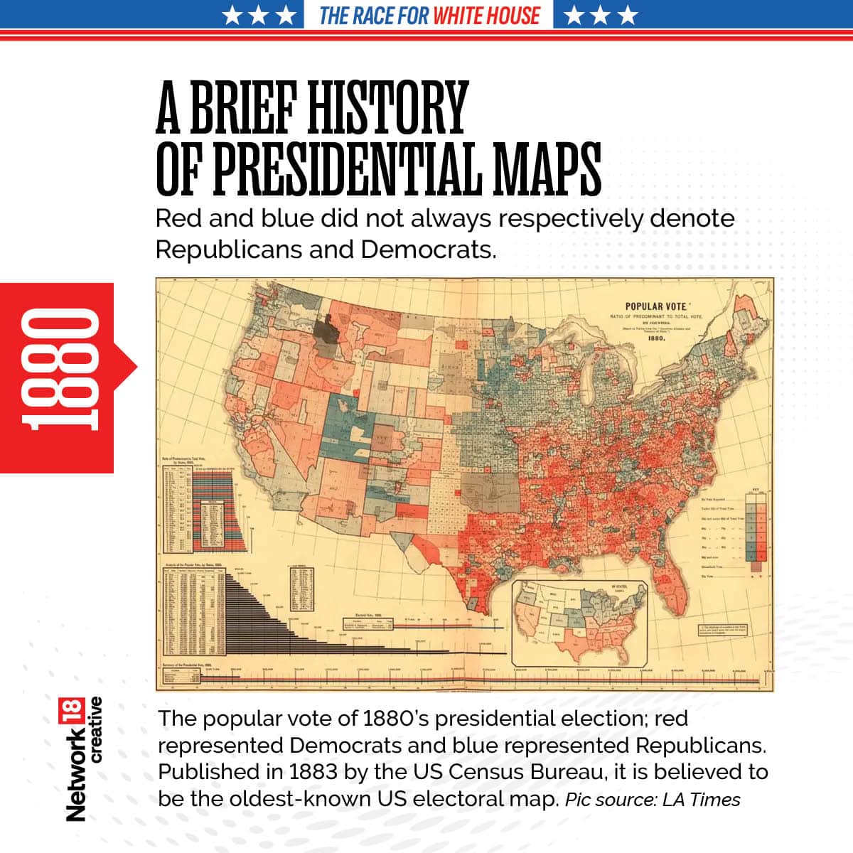 In Graphics | How did red and blue become synonymous with Republicans ...