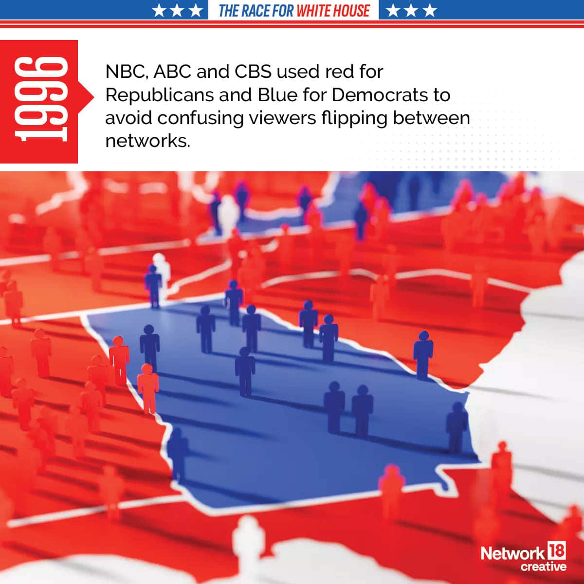 In Graphics | How did red and blue become synonymous with Republicans ...
