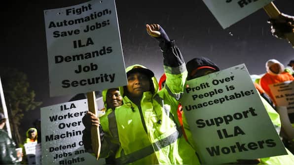 US dock workers end historic port strikes after reaching deal with USMX ...