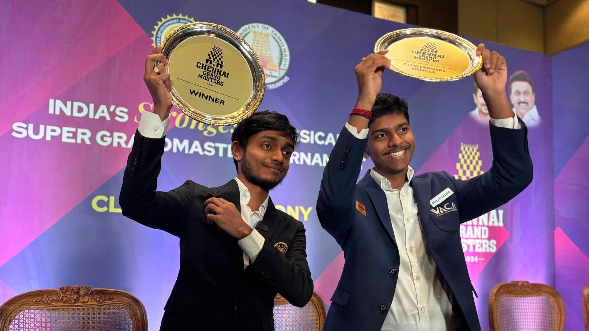 Chennai Grandmasters 2024: Aravindh Chithambaram beats fancied Arjun ...