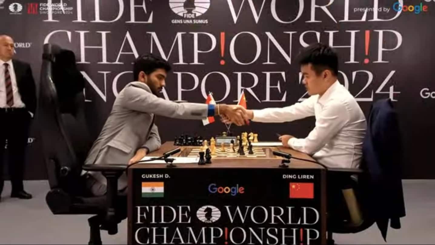 D Gukesh vs Ding Liren, World Chess Championship 2024 Game 5 Highlights ...