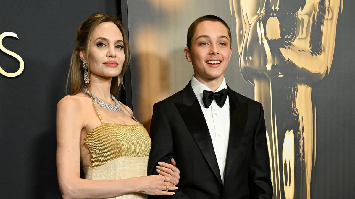 Angelina Jolie Makes Rare Appearance With Her Son Knox Jolie Pitt At