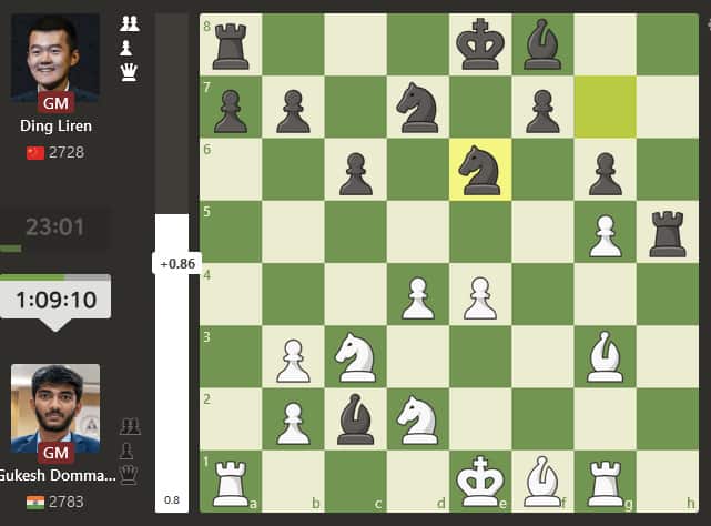 D Gukesh vs Ding Liren Highlights: Gukesh beats Liren in Round 3, wins ...
