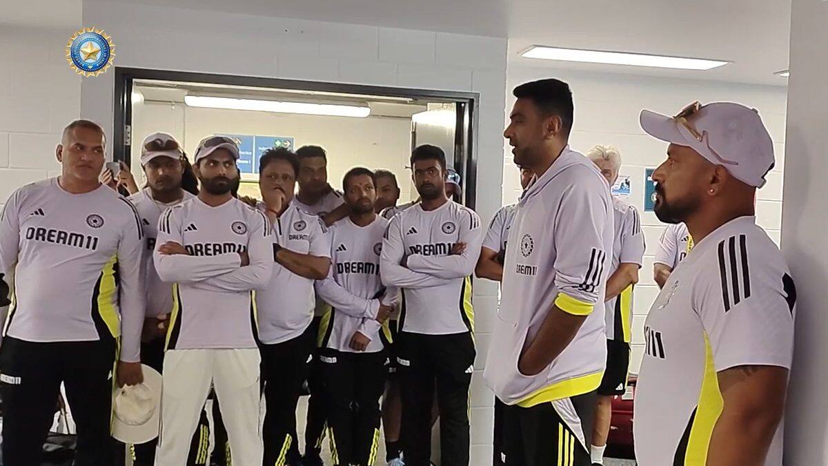 Watch: Ravichandran Ashwin delivers emotional dressing room speech ...