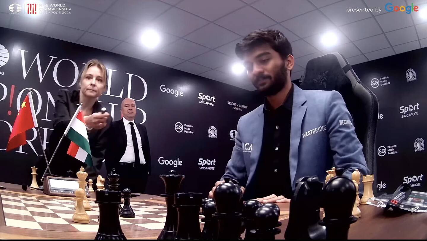 World Chess Championship 2024 Game 14 Highlights, D Gukesh vs Ding ...