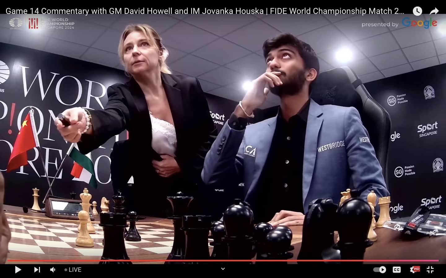 World Chess Championship 2024 Game 14 Highlights, D Gukesh vs Ding ...