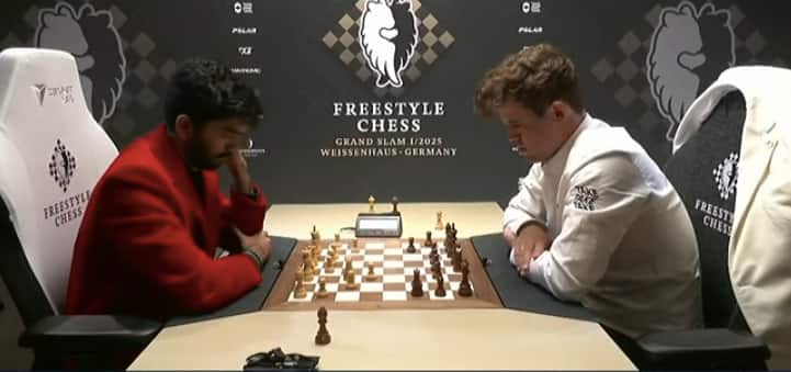 Freestyle Chess Grand Slam Highlights: Gukesh loses to Carlsen, but ...