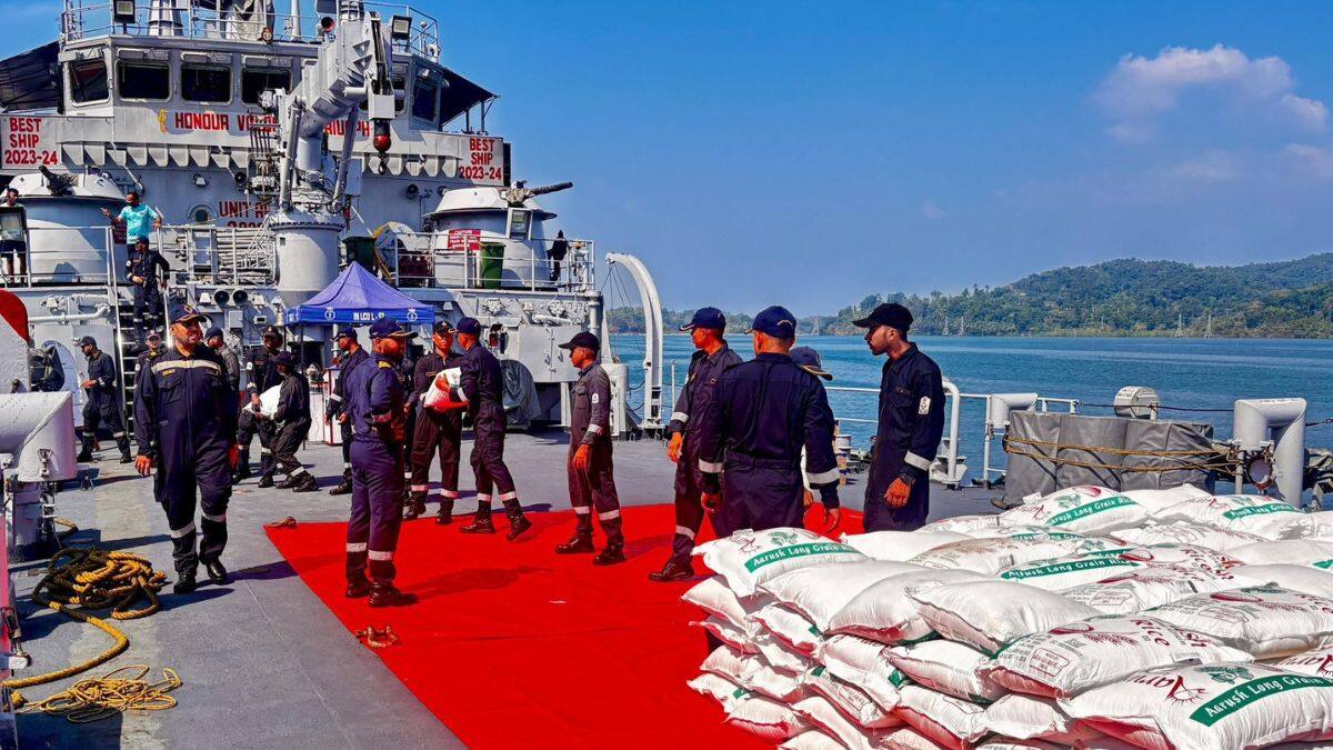 India sends 50 tonnes of relief to Myanmar, three more ships en route ...