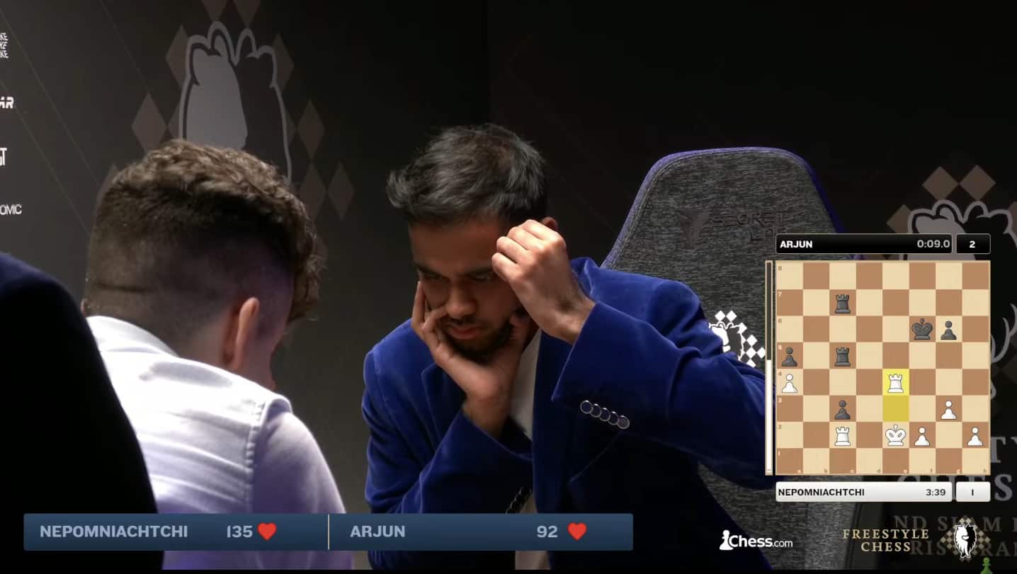 Freestyle Chess Semi-finals Day 2 Highlights: Arjun defeats ...