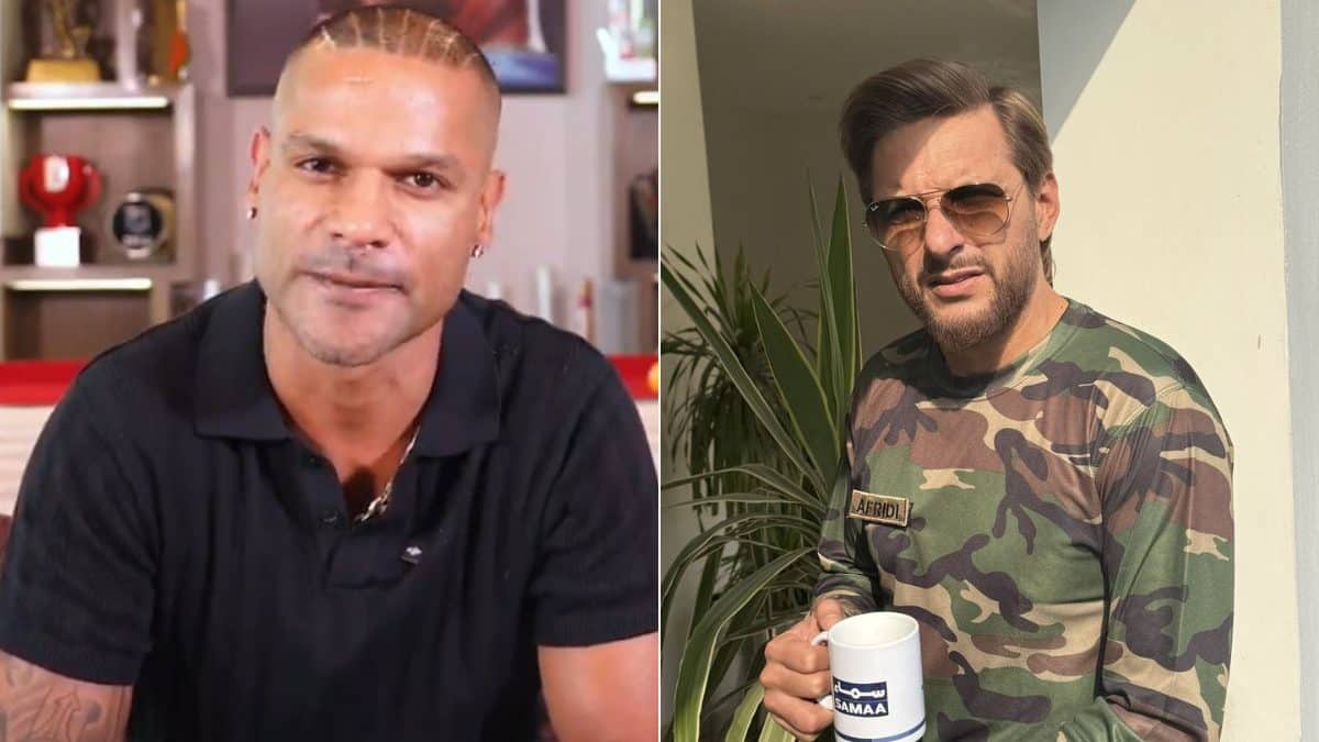 Shahid Afridi stoops to new low after Shikhar Dhawan criticism, takes ...