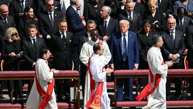 Pope Francis funeral: Did Trump break the Vatican dress code by wearing ...