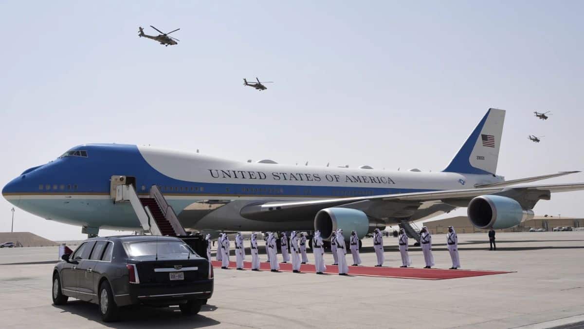 How Qatari luxury jet will be converted into Air Force One to fly ...