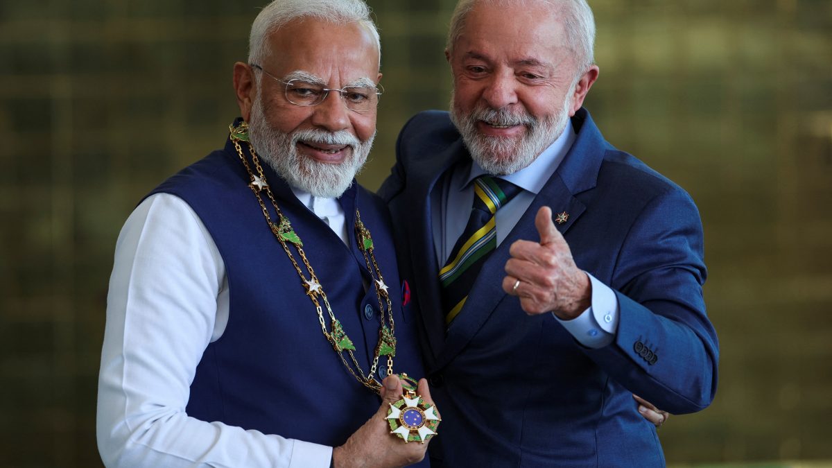 Watch | PM Modi gets a 'Ram Bhajan' welcome in Brazil before official ...