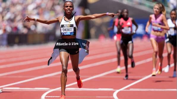 Beatrice Chebet breaks 14-minute barrier to set 5000m world record at ...