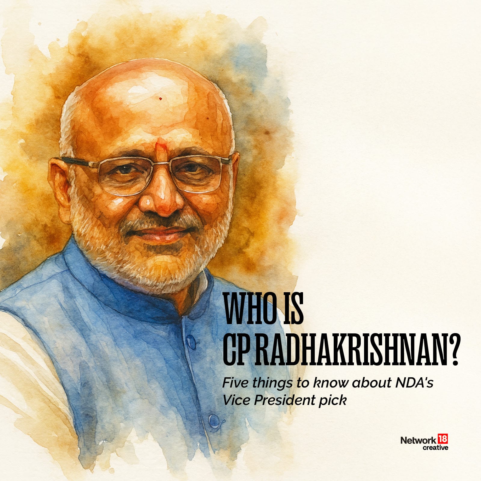 NDA pick CP Radhakrishnan set to be India's next vice president, PM ...