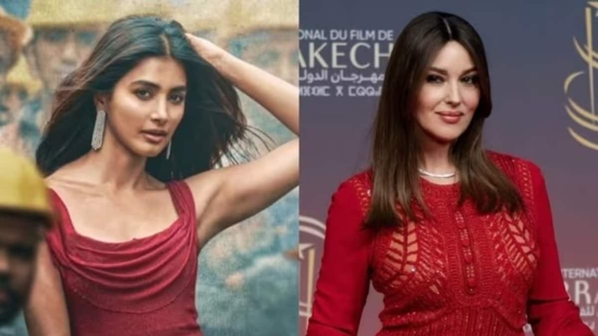 Italian star Monica Bellucci praises Pooja Hegde after watching her song from Rajinikanth's ...