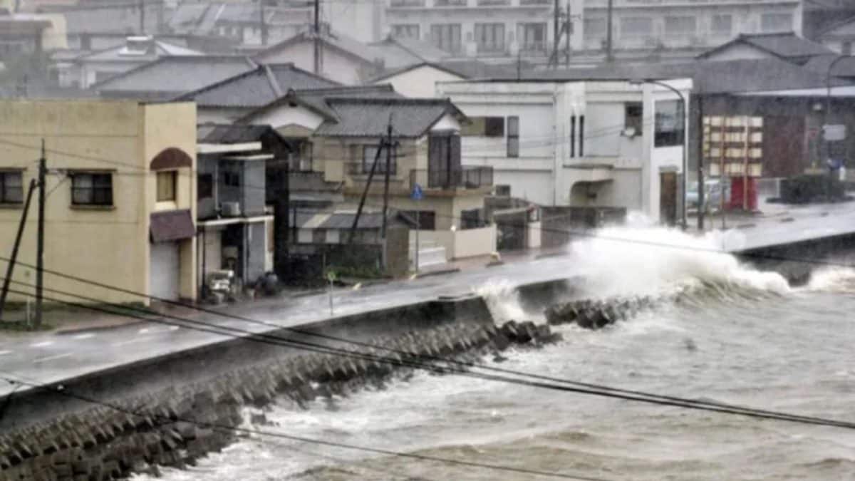 Typhoon Halong Brings Severe Rain and Winds to Japan's Izu Islands ...