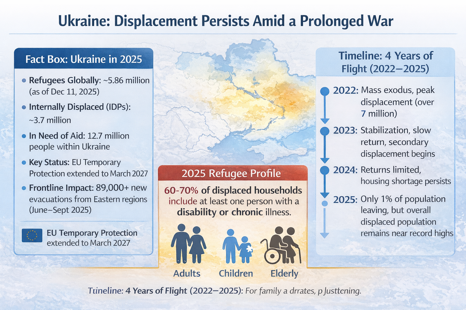 A world on the move: 2025’s record displacement shakes borders and ...