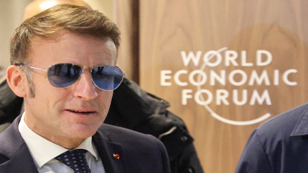 France’s Macron wears sunglasses to World Economic Forum at Davos. Here ...