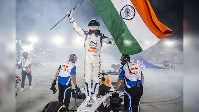In Pics: New F1 star Arvid Lindblad sets the track on fire with Red ...