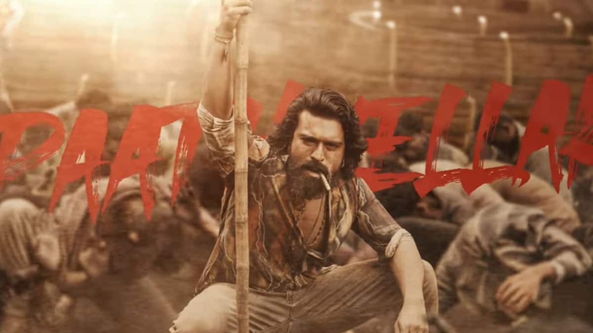 From a nose ring to a dense stuble - Peddi's song 'Rai Rai Raa Raa ...