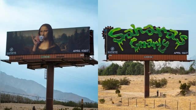Coachella 2026 artist billboards go viral: Best ads in the desert ...