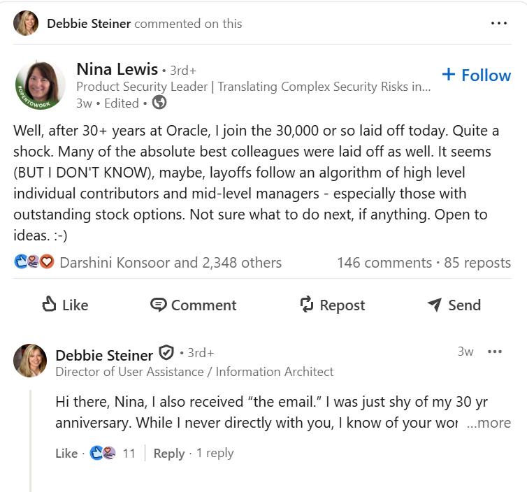 Oracle layoff saga continues: 30-year veterans cut in latest wave ...