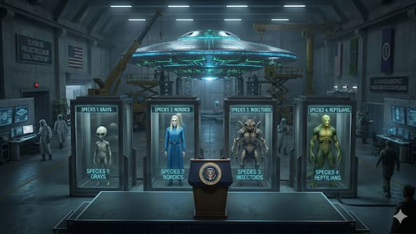 US govt has recovered 4 alien species from UFOs, says ex-CIA researcher ...