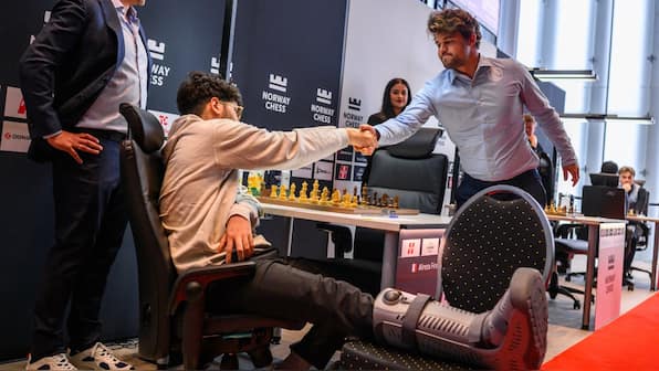 Carlsen stunned in opening round of Norway Chess as Gukesh ...