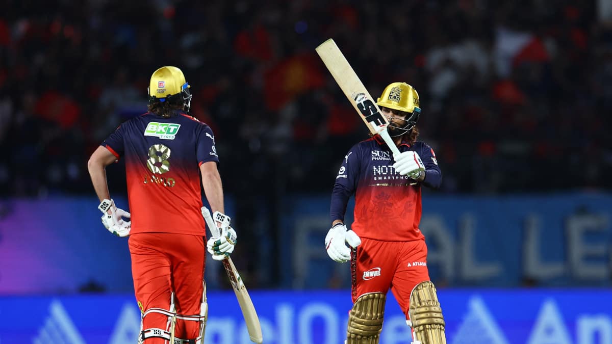 RCB vs GT LIVE Score, IPL 2026 Qualifier 1: Patidar's unbeaten 93 helps ...
